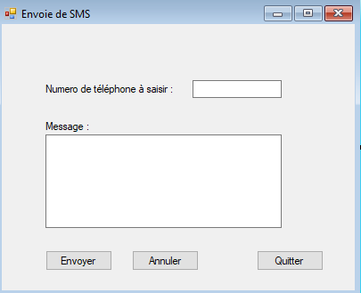 Envoyer des SMS l'aide d'un API - Besoin d'aide en urgenge s'il vous ...