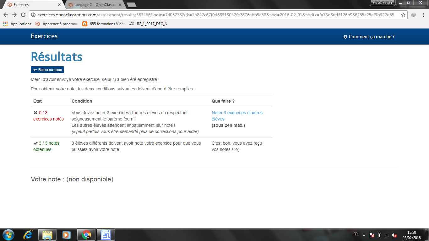 IMPOSSIBLE DE DE TÉLÉCHARGER LES EXERCICE par ZakariaKone - page 1 ...