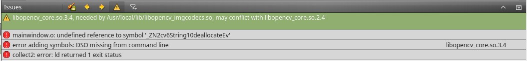 Résolu Configuration Opencv Qt Creator Linux Par Guillaumedu15 Page 1 Openclassrooms 0713