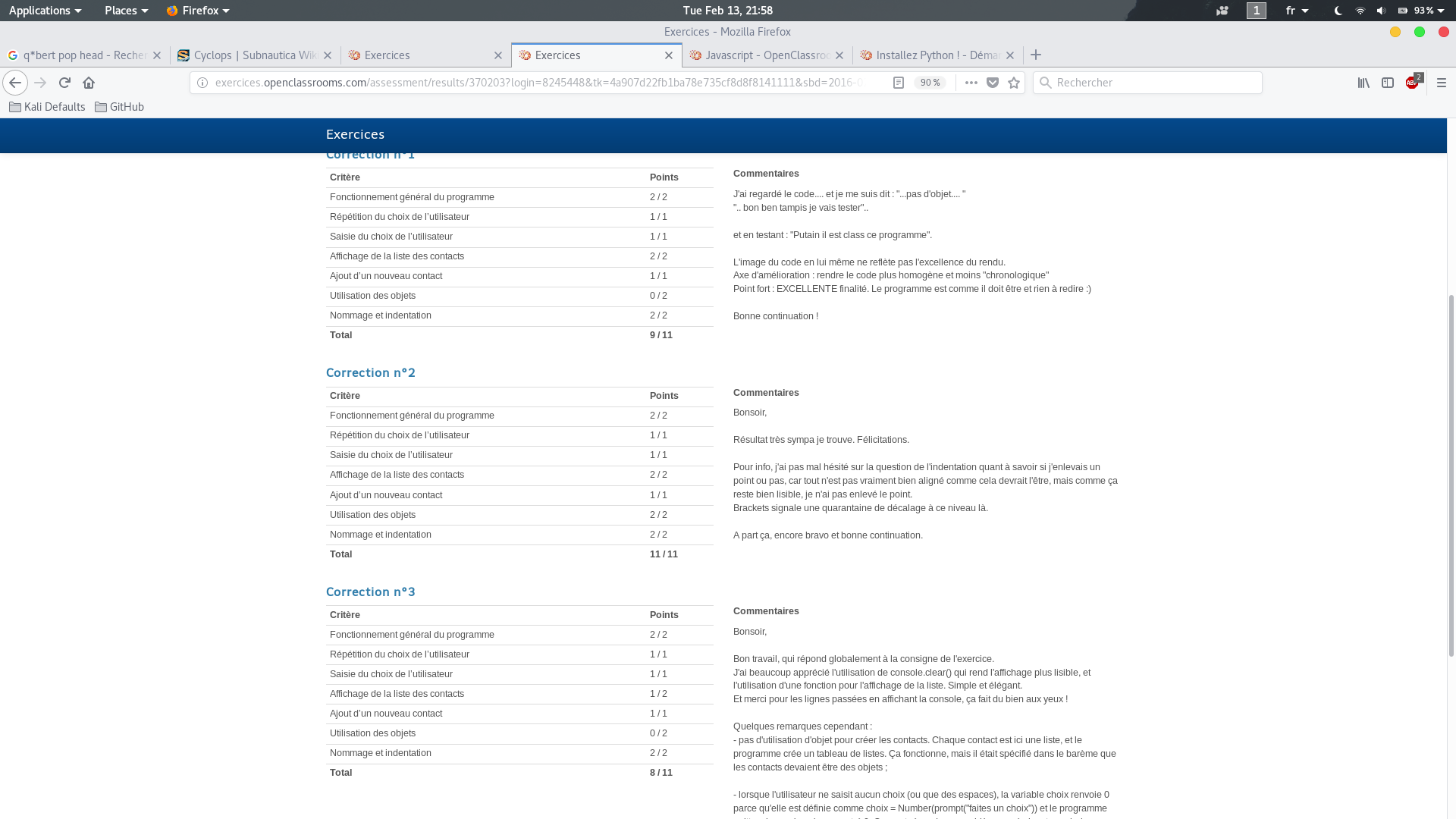 [Résolu] [BESOIN D'UN MODO] Mauvaise notation - Lors du dernier ...