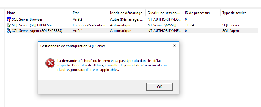 Problème lors de l'installation de SQL Server par amine2342 - page 1 ...