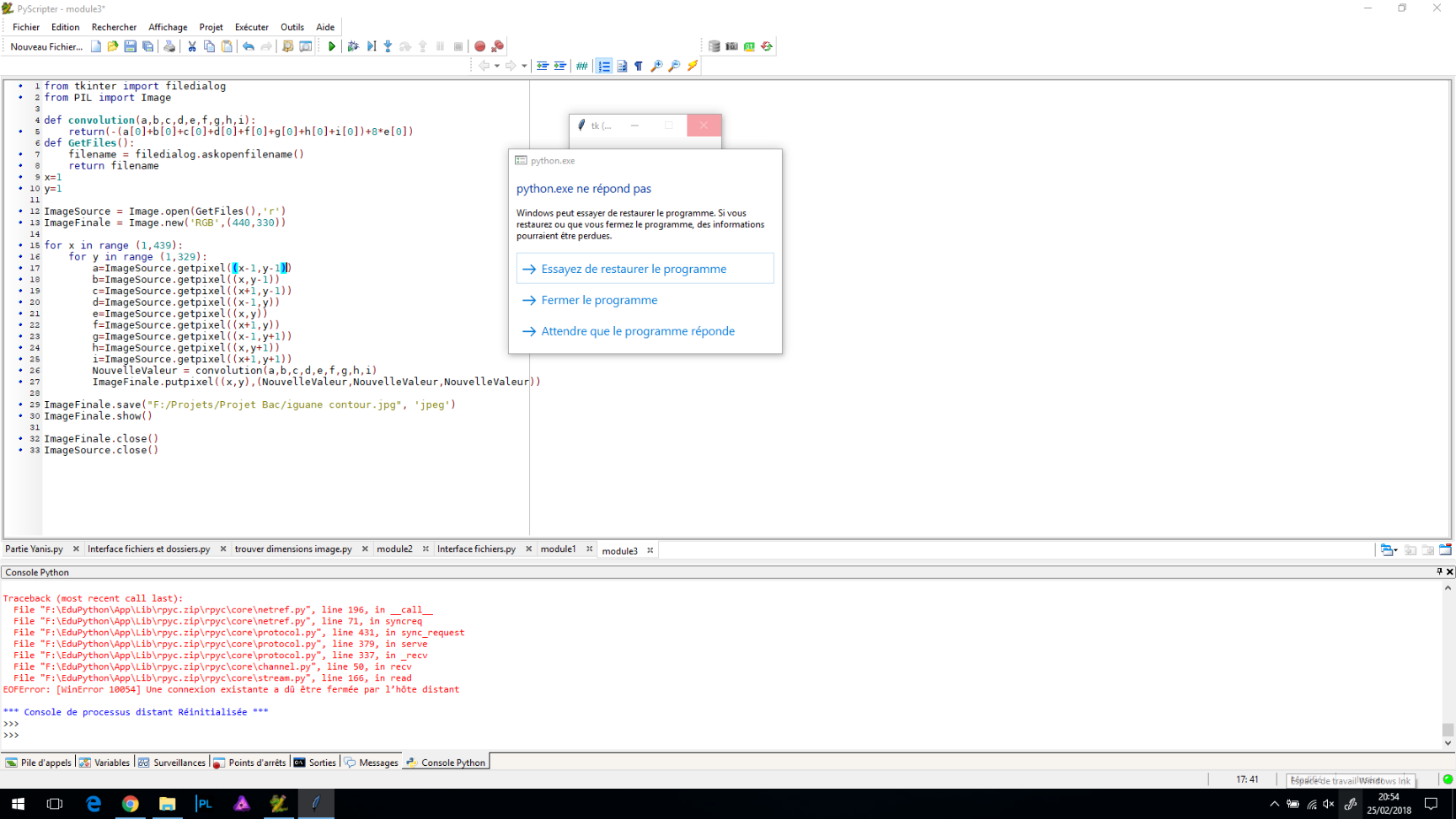 Variable perdant sa valeur - Python par LaChèvre - page 1 - OpenClassrooms