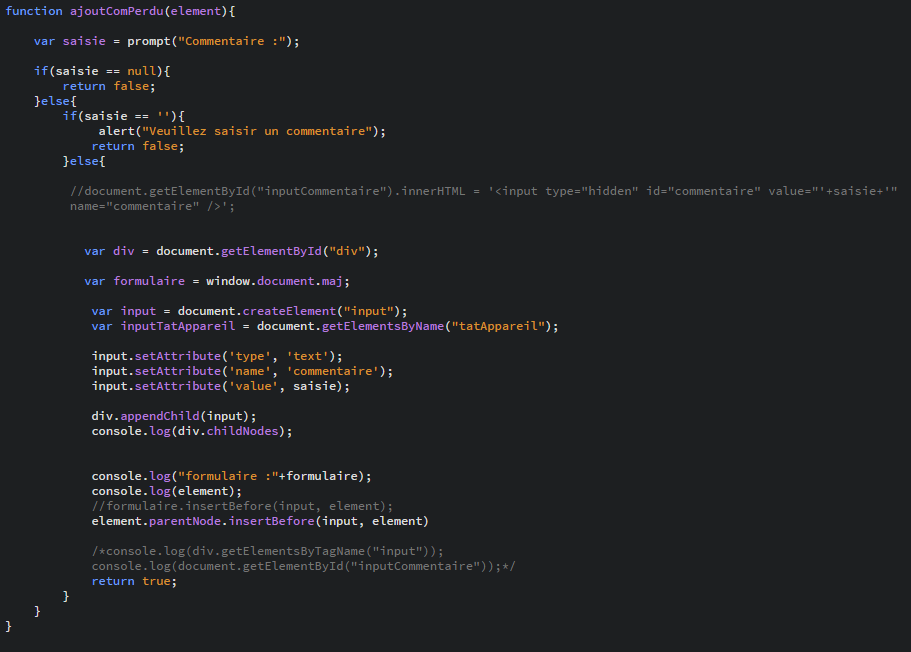 Ajout d'un champ input en JS sur formulaire HTML par Uhmoja - page 1 ...