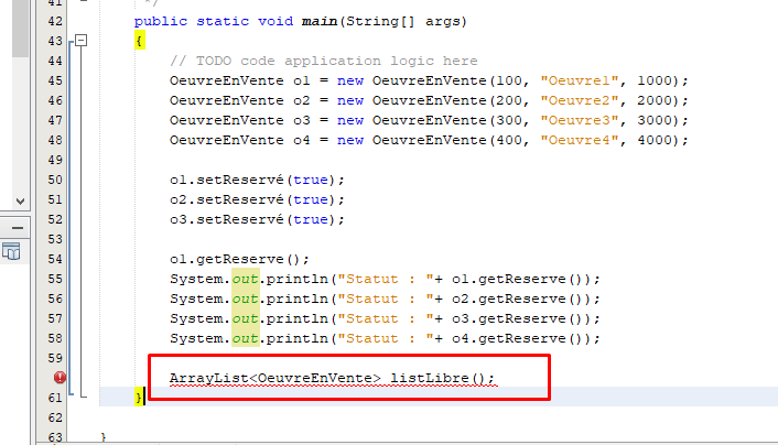 [Résolu] Problème sur un retour d'une collection ArrayList - Java ...