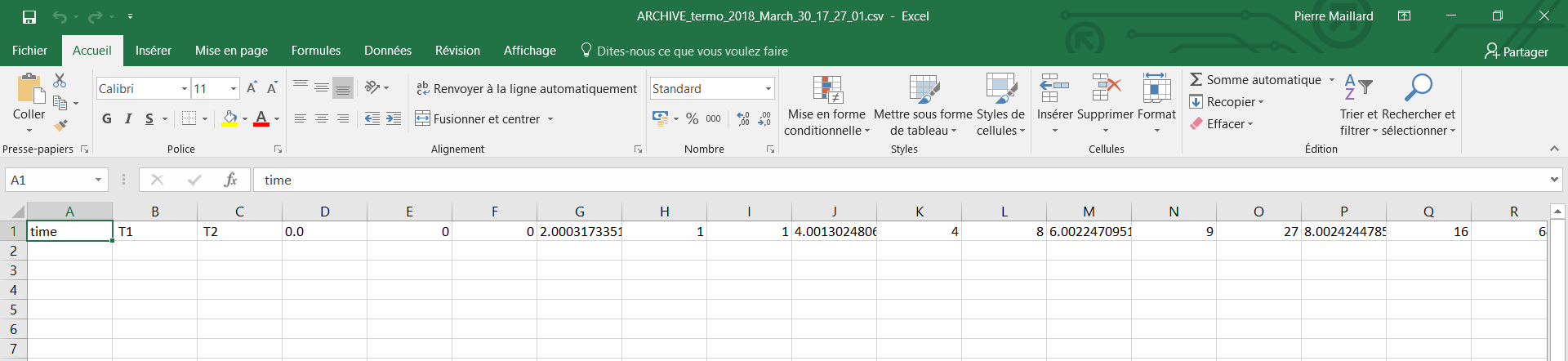 [résolu] [python] Création Fichier Csv Probléme Rédaction Non Compatible Excel Par