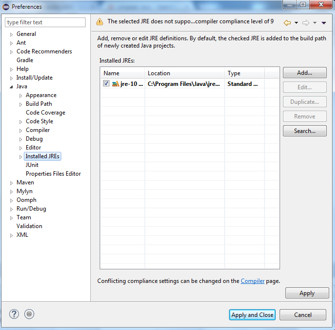 Problème éclipse error console par Flokrzykowski - page 1 - OpenClassrooms