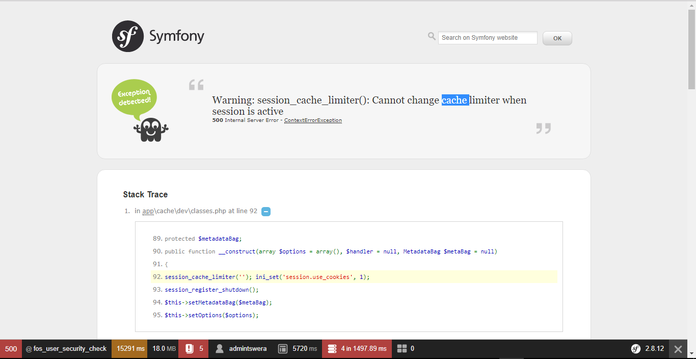 Probleme de Login - Symfony2 FOSUser par Aitbendra - page 1 - OpenClassrooms