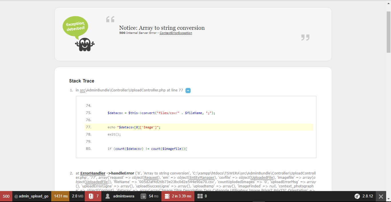 Manipuler un fichier CSV - Symfony2 Goodby Bundle par Aitbendra - page 1 - OpenClassrooms