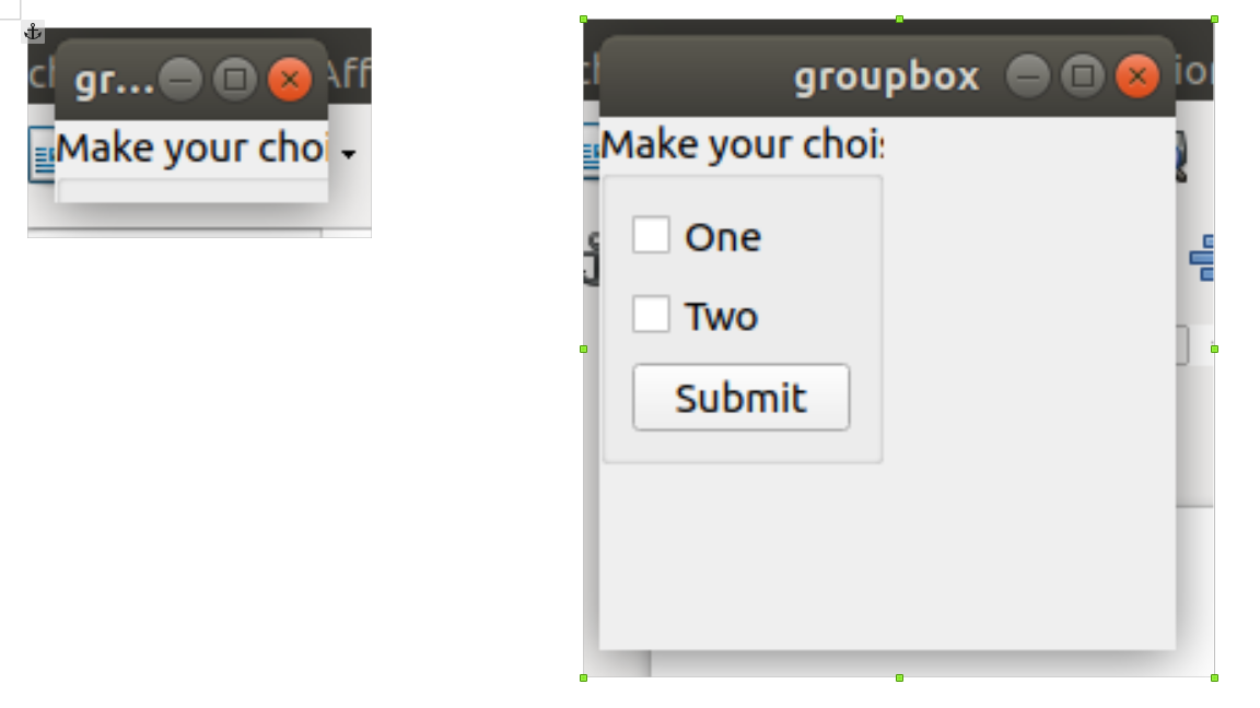 QGroupBox et layout par Azuraul - page 1 - OpenClassrooms