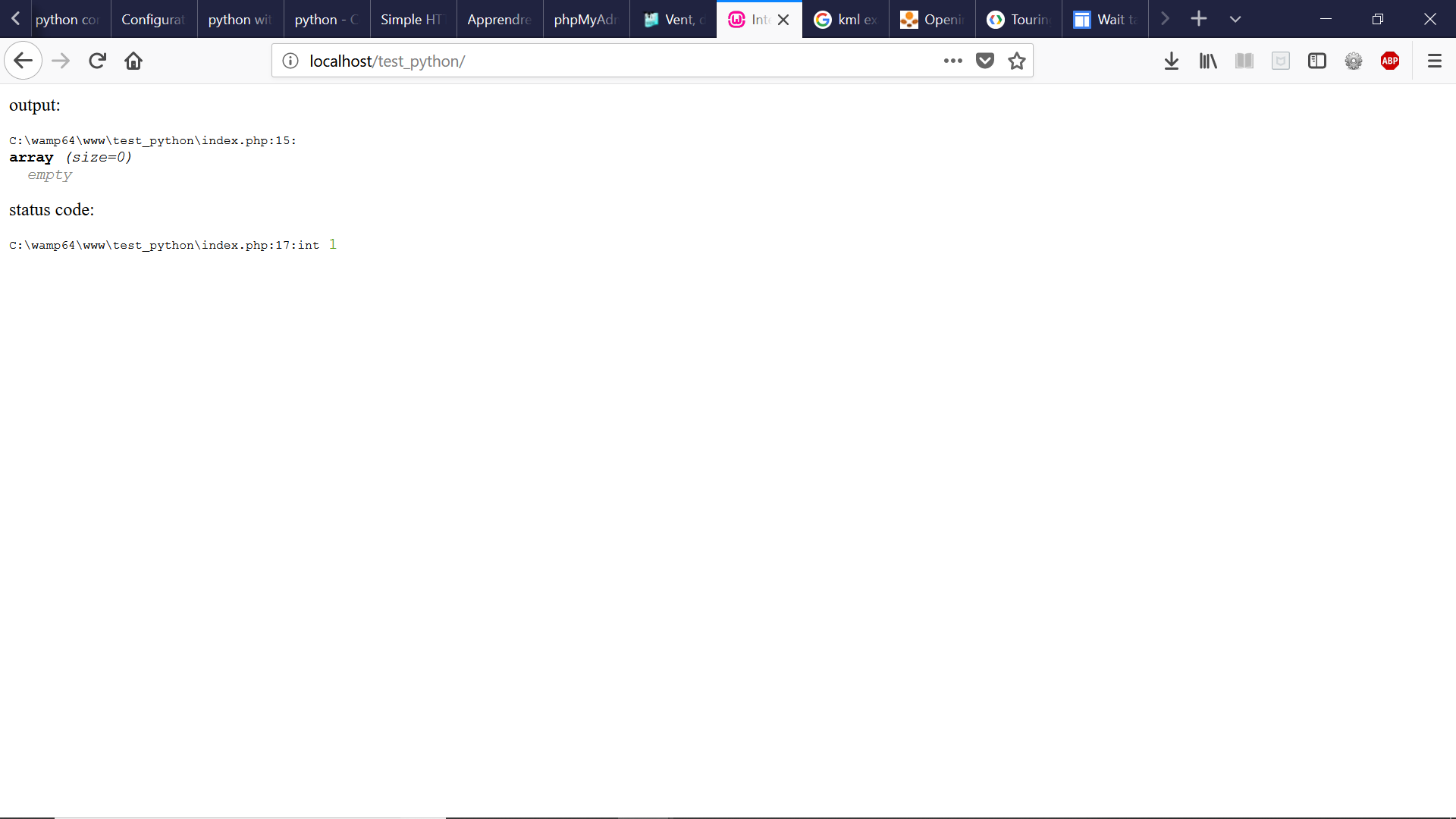 Lancer Un Script Python Avec Php Par Tristanschiller Page 1 Openclassrooms