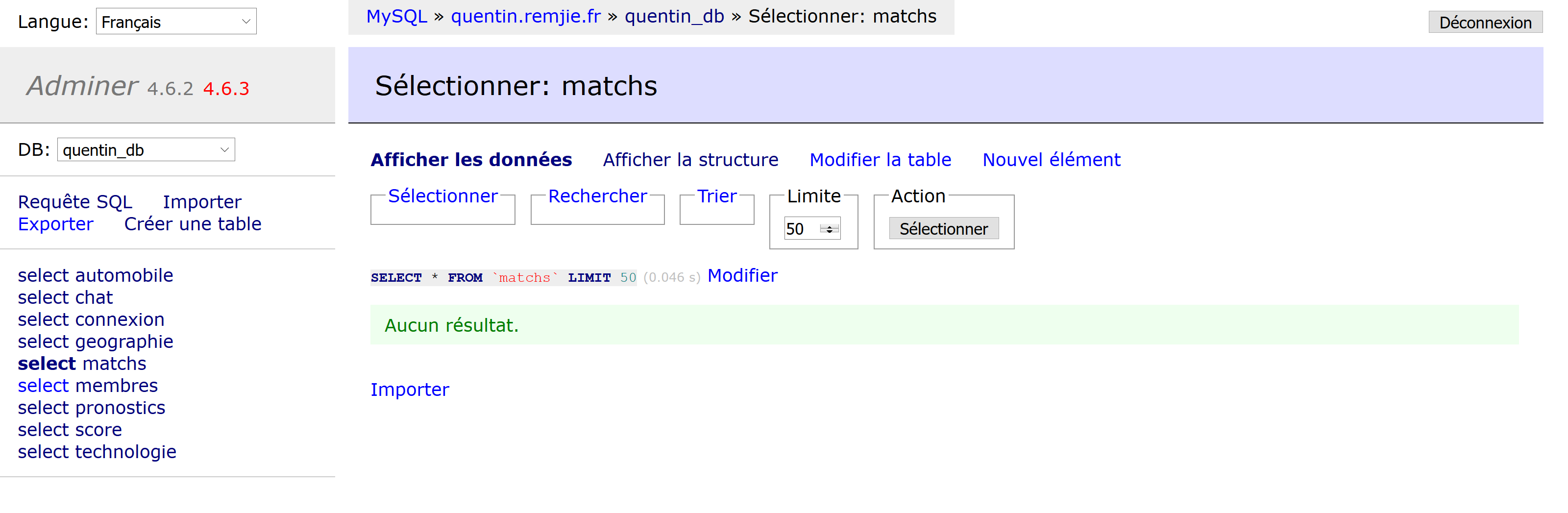Aucune insertion dans une BDD - La table reste vide et aucun message d'erreur n'est affiché par ...