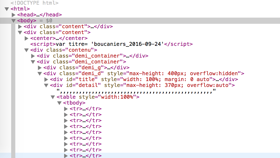 [Résolu] Boucle js pour créer un tableau html - event onclick ...