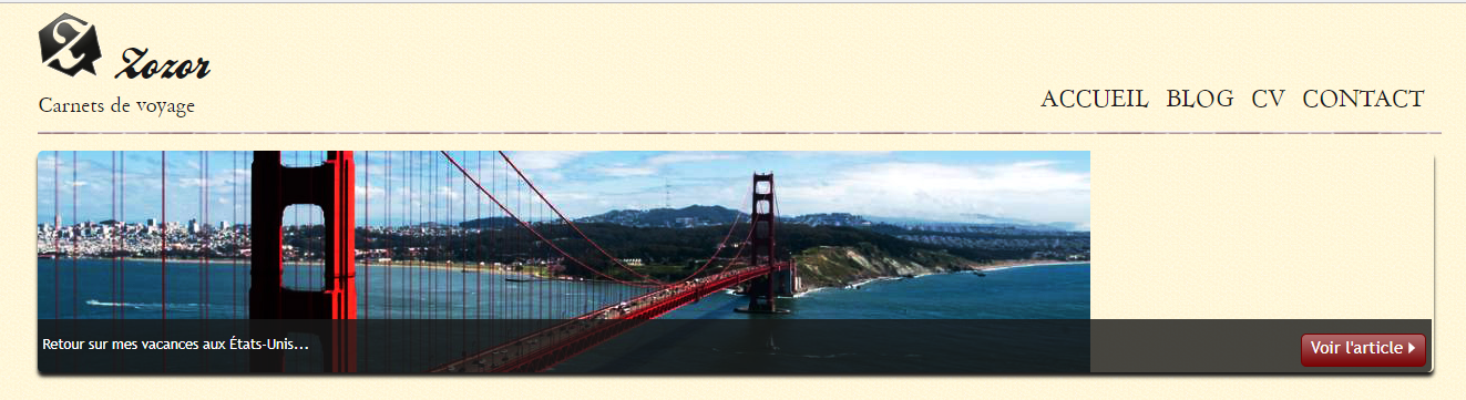 Création du site de Zozor - Image de la bannière par AnastasiaLaroche ...