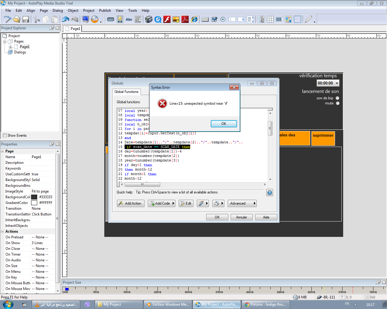 lua programmation erreur - lua programmation erreur par موميالفاتح - page 1 - OpenClassrooms