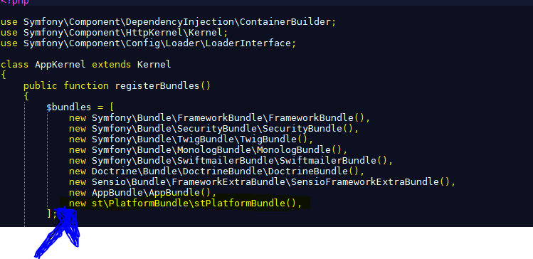 Impossible de créer mon Bundle avec Symfony par DrixOff - page 1 - OpenClassrooms