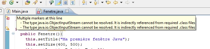 [Résolu] import de java.swing.JFrame par BaudouinAwoufack - page 1 - OpenClassrooms