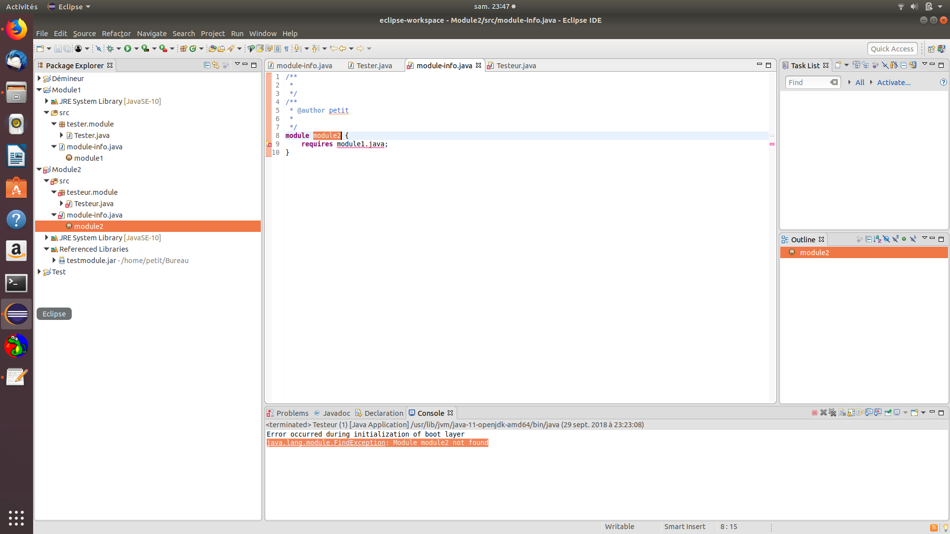 Cours java : modules par Soledine - page 1 - OpenClassrooms