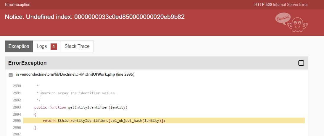 [Symfony4] Undefined Index après un persist par romsVLM - page 1 - OpenClassrooms