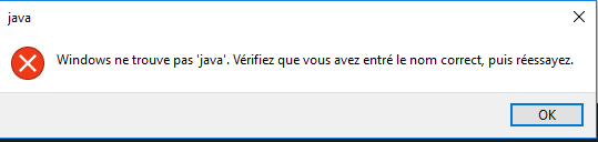 Java Version N Est Pas Reconnu En Tant Que Commande Interne Par
