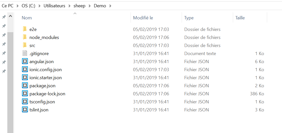 [IONIC] Fichiers de configuration par SheepBild - page 1 - OpenClassrooms