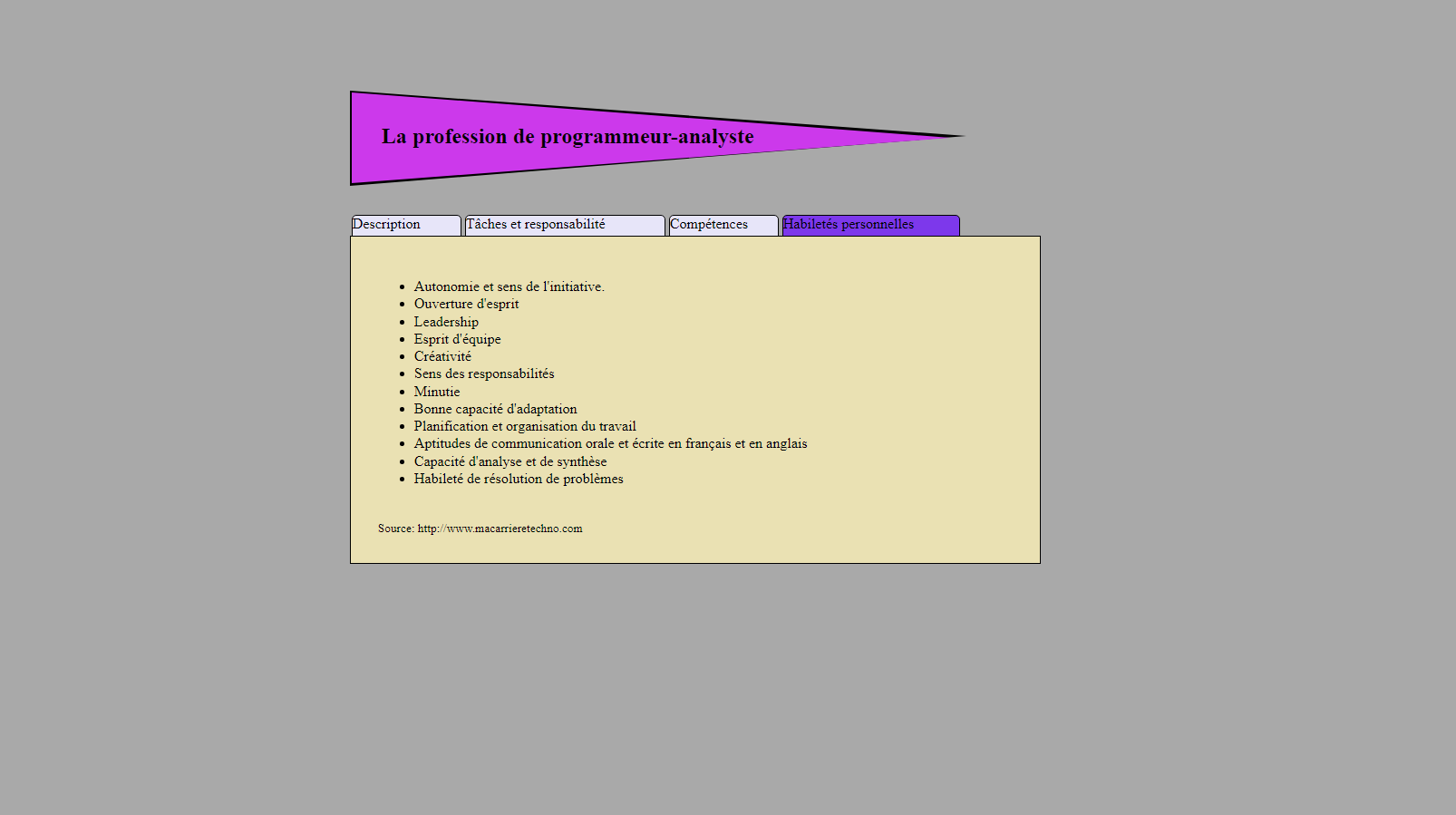 Disposition Flex/Grid par Philousk - page 1 - OpenClassrooms