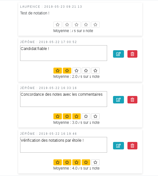 Notations Par étoile Jqueryajaxphp Par Maestro974 Page 1 Openclassrooms