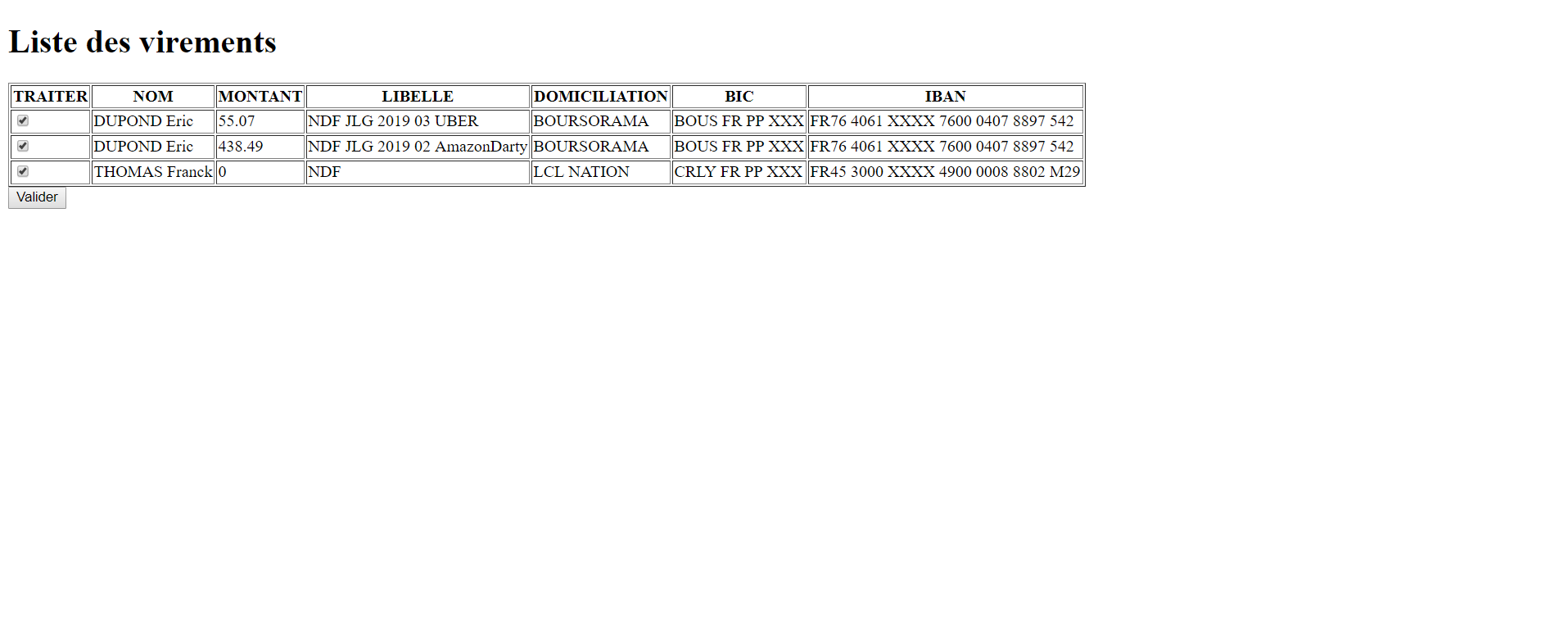 Tableau modifiable JavaScript - Comment faire un tableau avec les ...