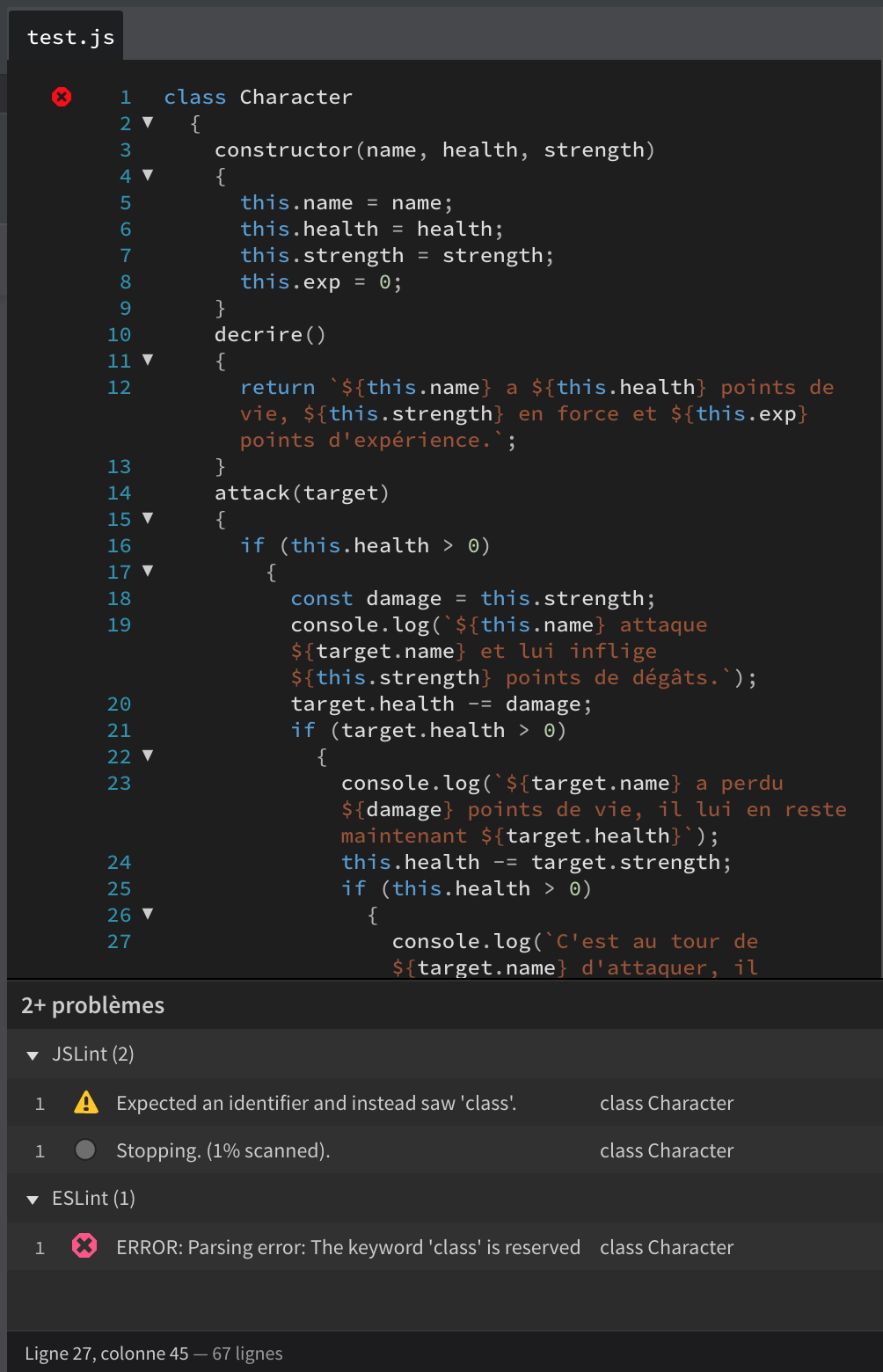 [Résolu] JS : Des erreur qui n'en sont pas dans Brackets par ...