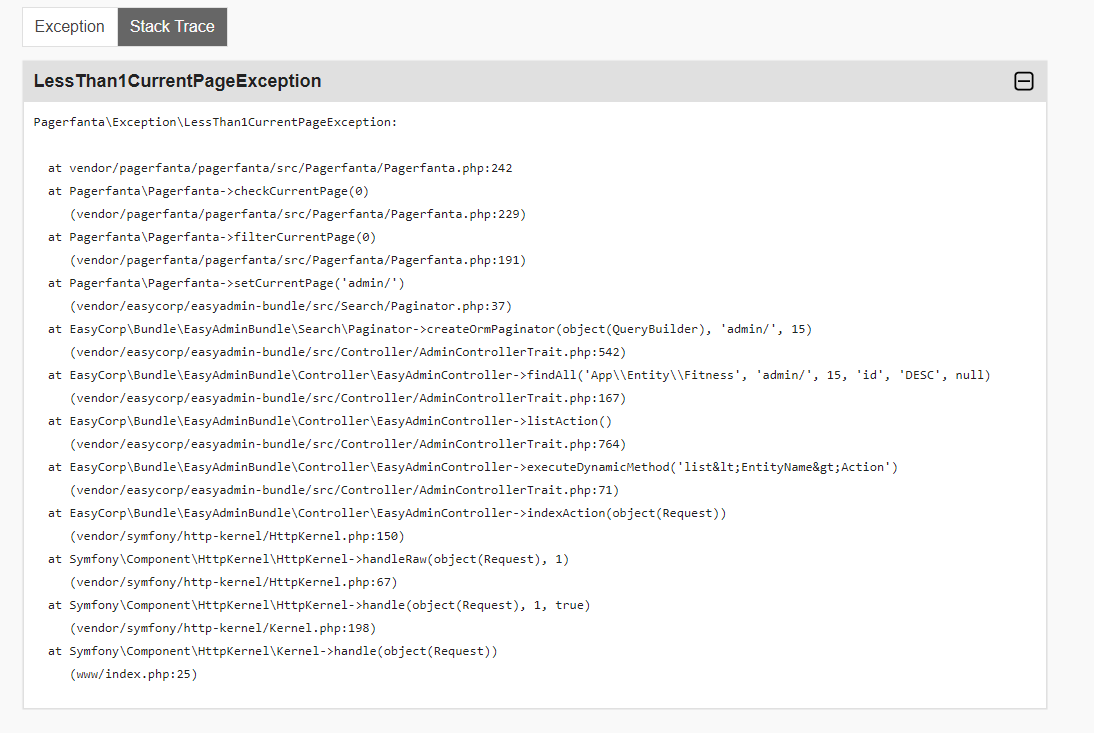Symfony 4 erreur easyadminbundle en prod - Accès impossible au ... Symfony 4 erreur easyadminbundle en prod - Accès impossible au ...