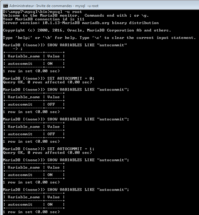 [Résolu] SET AUTOCOMMIT =0; ne fonctionne pas ?? par djedjethai - page ...