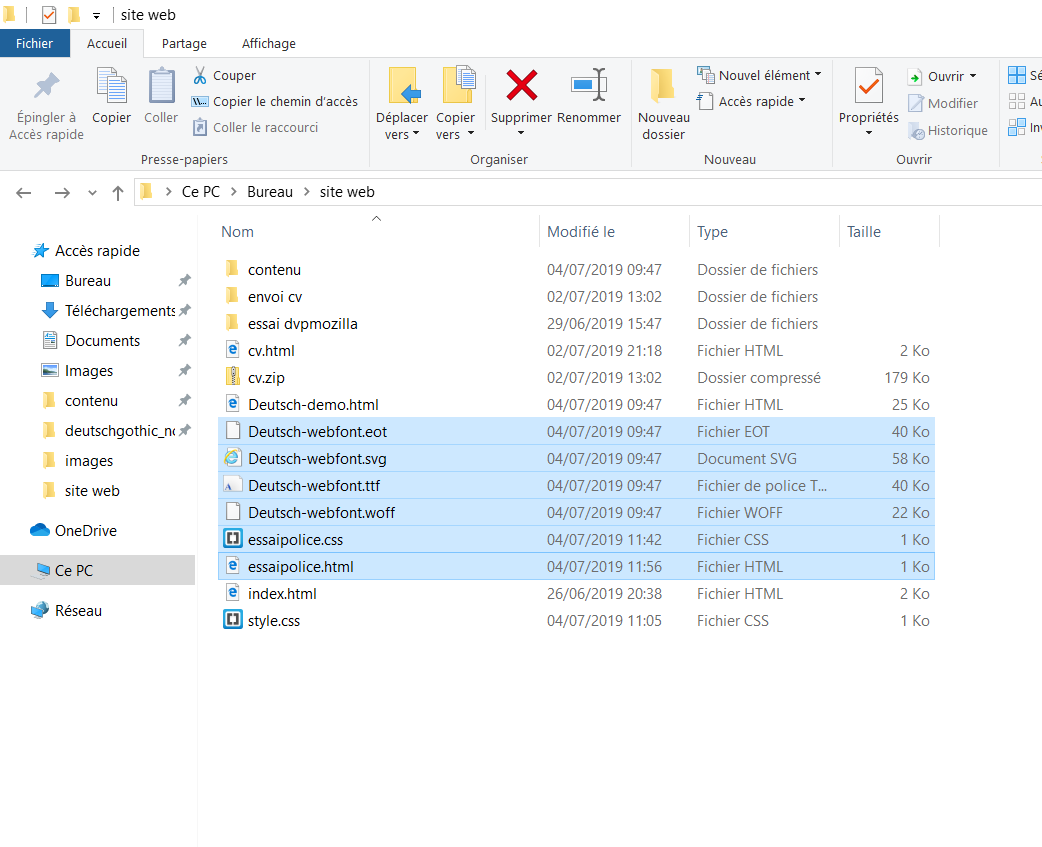 inserer une nouvelle police avec css - via font-face par JulienHennebo ...