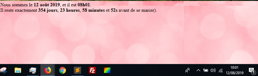 [Résolu] un compte à rebours en PHP par AlexyaFntrl - page 1 - OpenClassrooms