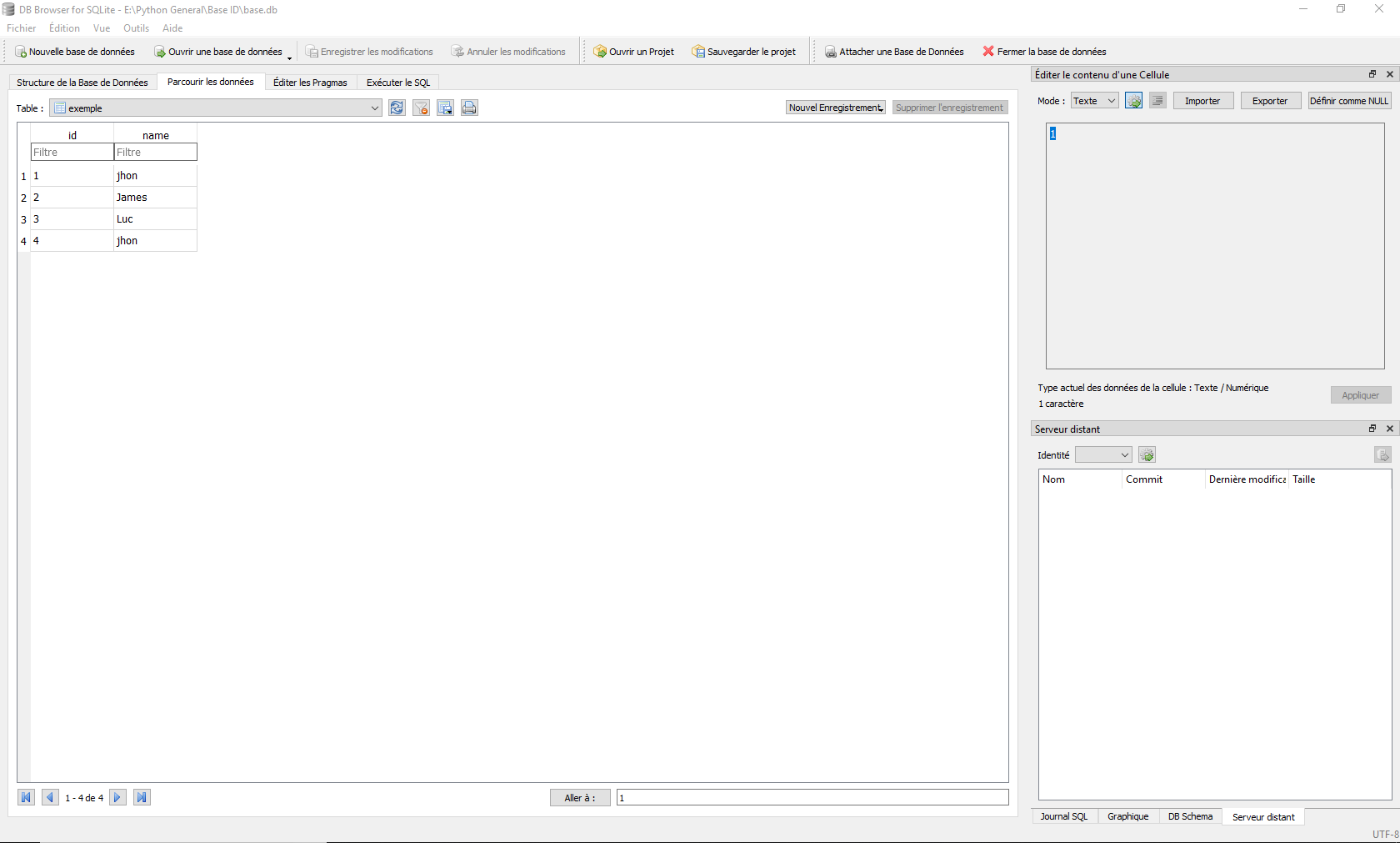 [tkinter] Obtenir L Id D Un Enregistrement Sqlite Grace à Une Listbox Par Gabi Page 1