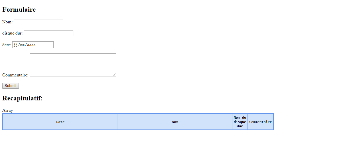 Mettre Des Variable Php Dans Un Tableau Html Par Florianfrancq Page 1 Openclassrooms 