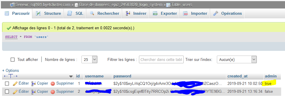 Php Mysql Vérifier si une valeur est sur true - page 1 - OpenClassrooms Php Mysql Vérifier si une valeur est sur true - page 1 - OpenClassrooms