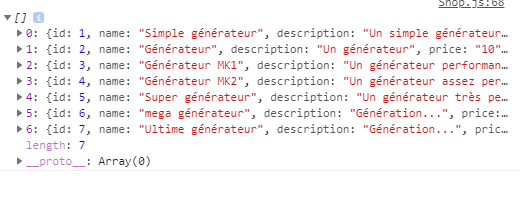 Tableau d'objet JS - Comment le parcourir par counteraccro - page 1 ...