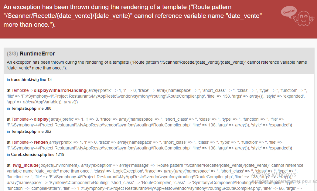 [résolu] [symfony 4 3 ] Problème Des Annotations Passer Deux