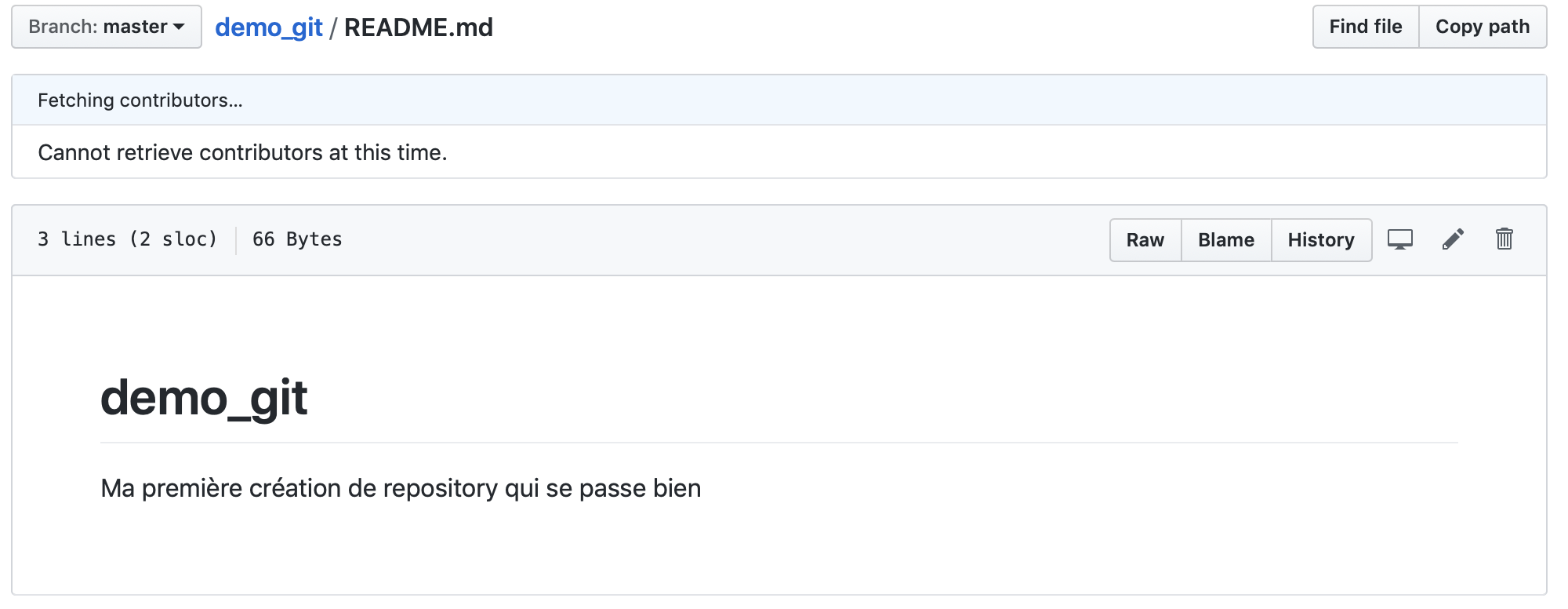 Impossible de faire un commit depuis gitHub - Cours "Gérez votre code ...