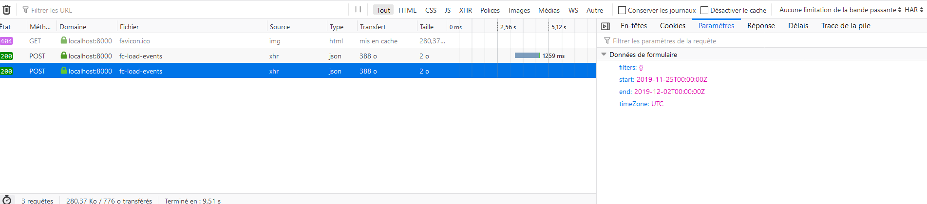 [Symfony 4] tattali/CalendarBundle - Pas d'events par NicolasVigouroux2 ...