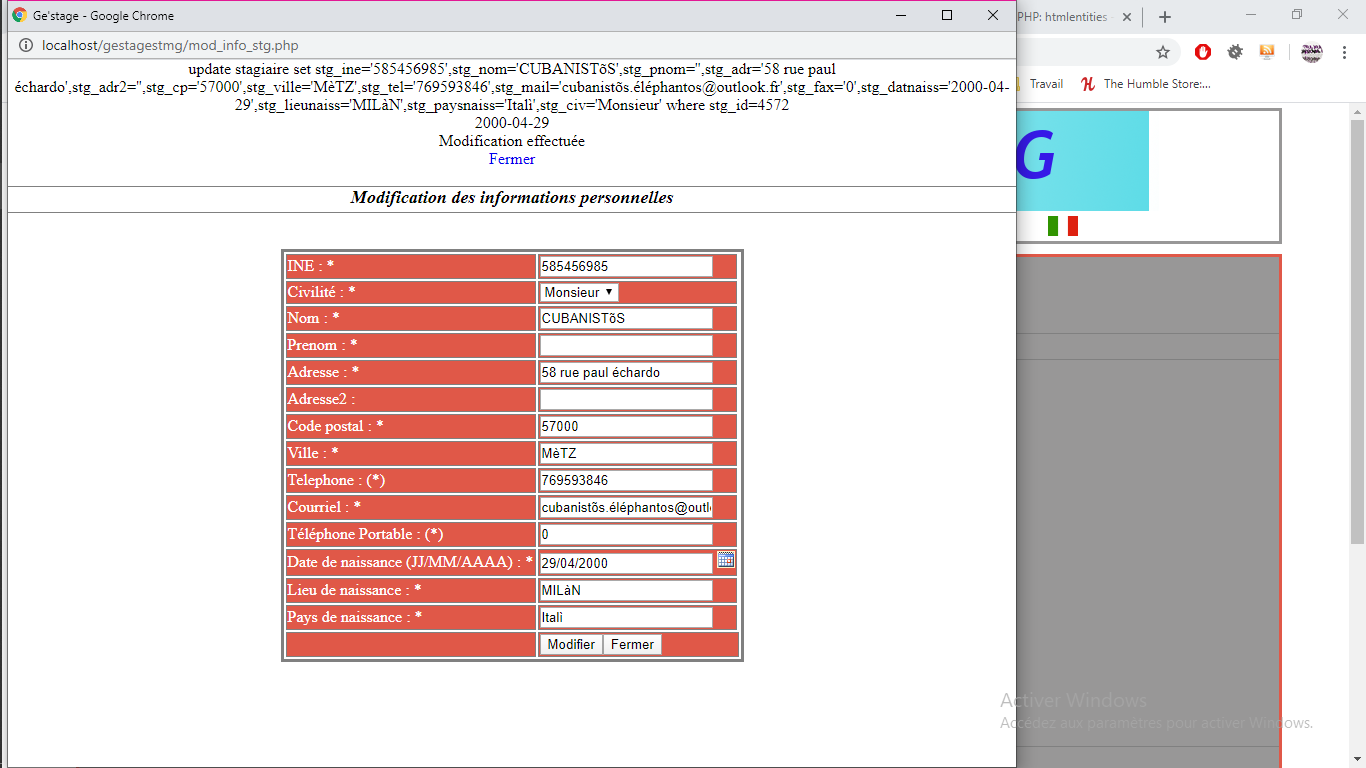 [Résolu] Problème d'accent php / mySql - J'ai déjà parcouru tous les forums sans succès, je ...