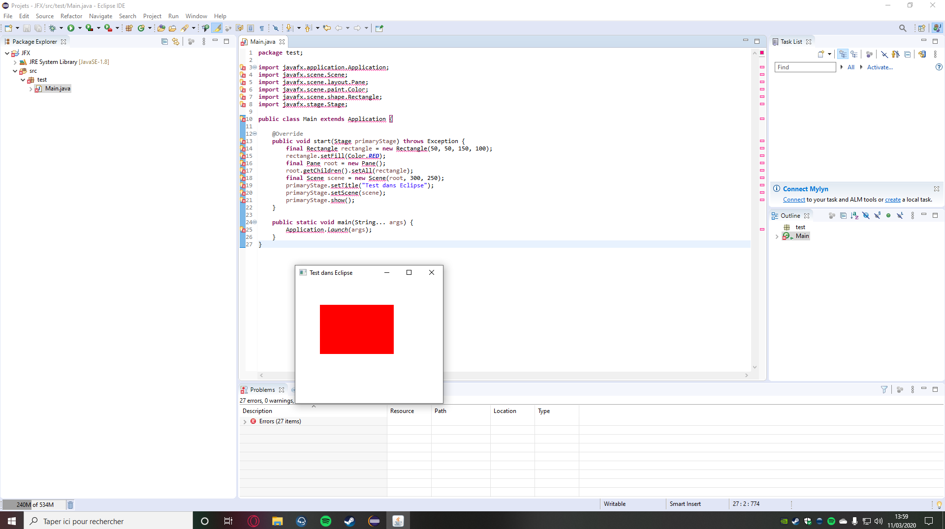 [Résolu] Initialisation Java FX - Eclipse - page 1 - OpenClassrooms