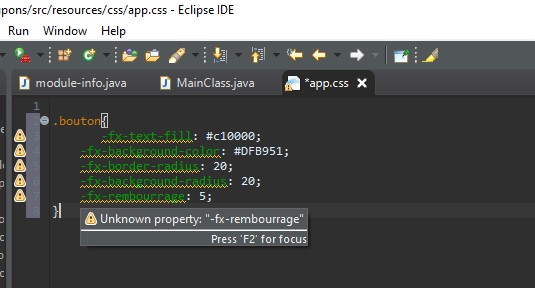 Javafx css - Unknown property par AlexandreDavid15 - page 1 ...