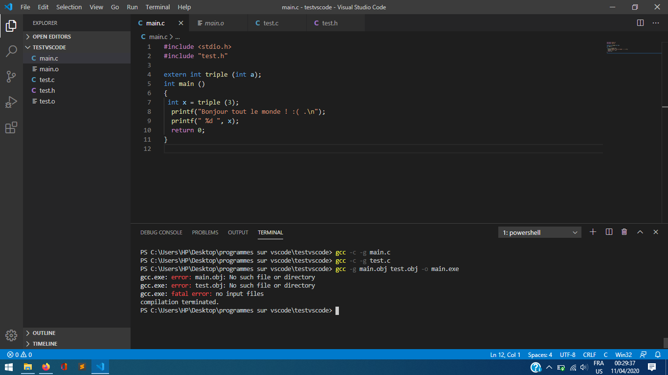[Résolu] visual studio code, programmation modulaire - programmation ...