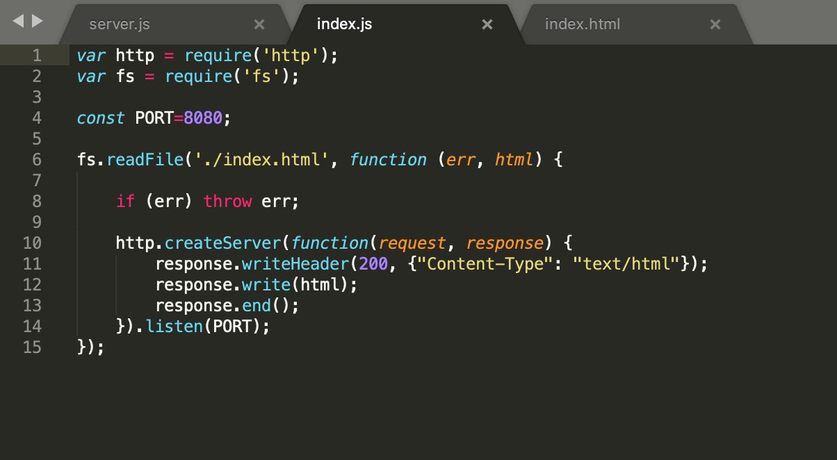 Serveur Gandi Node.js - Comment lire un fichier html sur un serveur ...