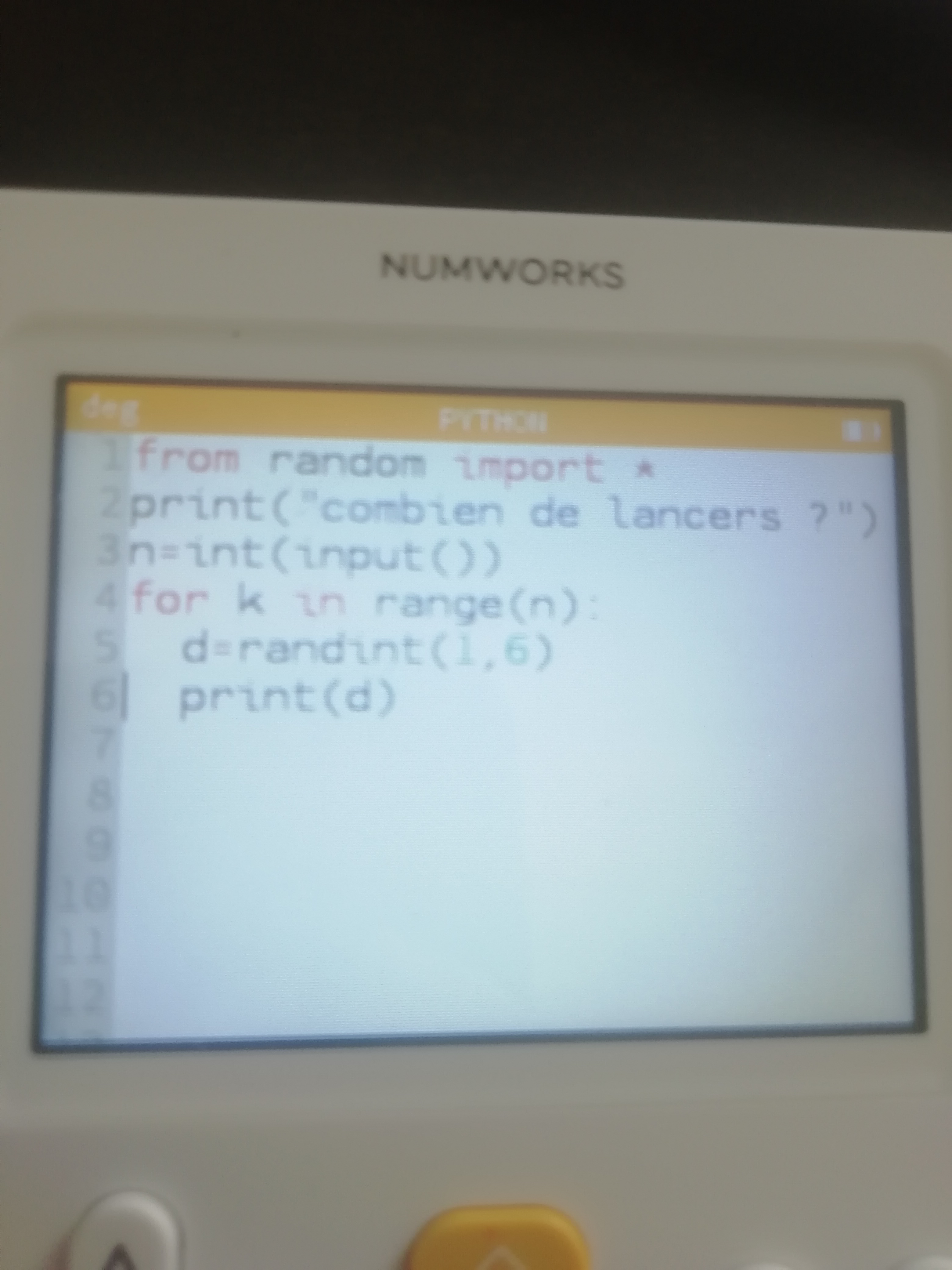 programme simulation de dés python - besoin d'aide par ludivinegosnet ...