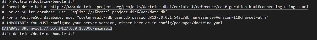[Résolu] Symfony creation de bdd avec Doctrine - Erreur could not find a driver par jakoLO ...