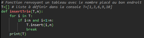 [Résolu] Ajout de valeur dans une liste au bon emplacement - Besoin d ...