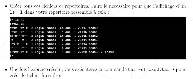 Ligne de commande lien physique sur répertoire - Bloquée a un exercice ...