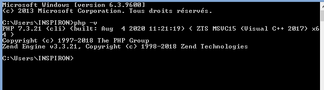 Instalation de composer de Symfony. par Frédouze - page 1 - OpenClassrooms