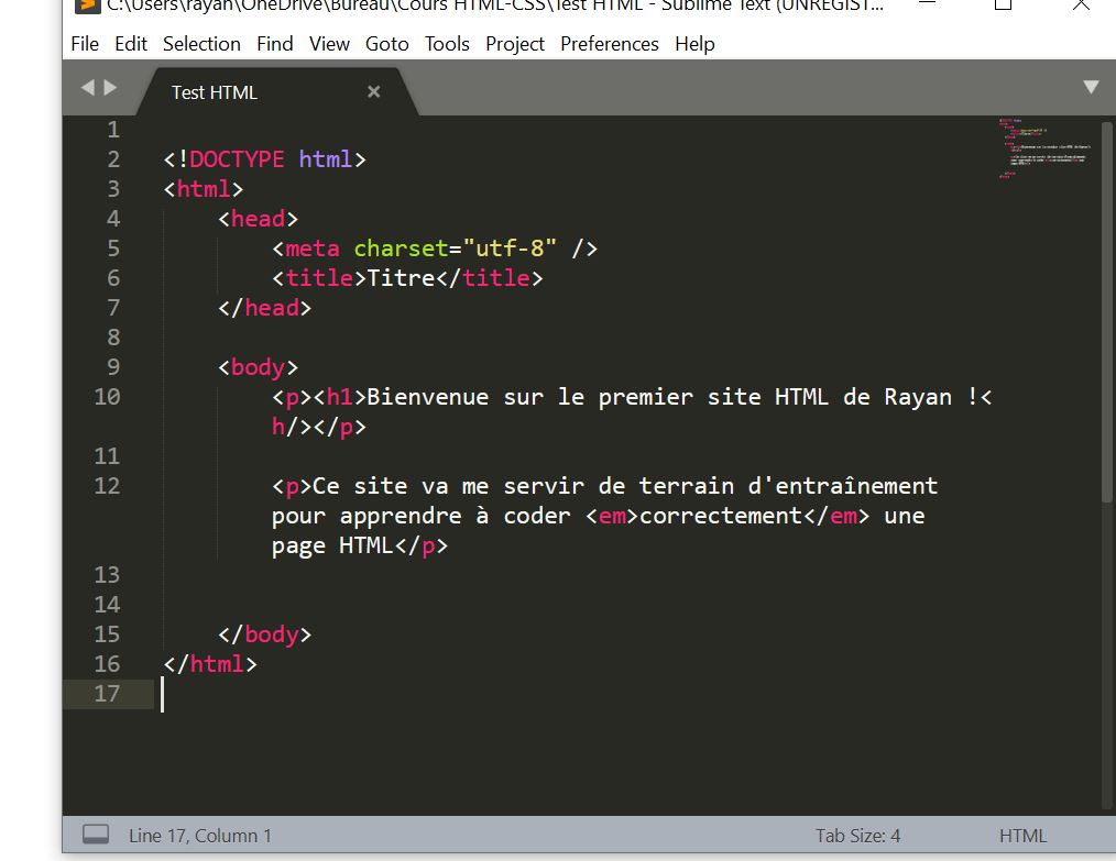 [Résolu] Mes navigateurs ne lisent pas mon code HTML par Guts 6667 ...